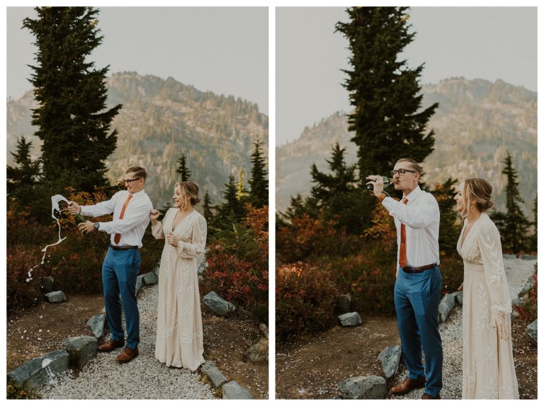 Stunning Fall Artist Point Elopement | Katelyn + Sam