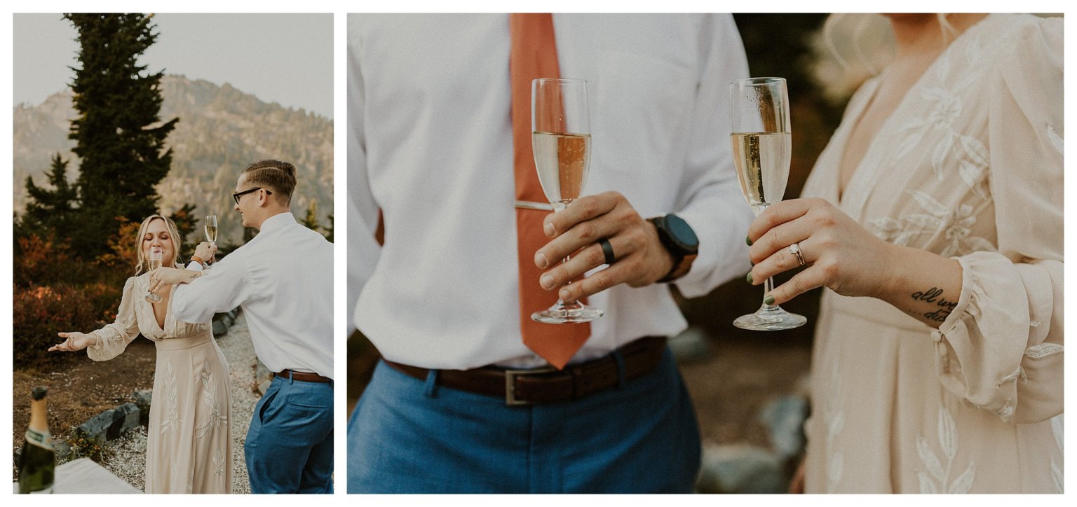 Stunning Fall Artist Point Elopement | Katelyn + Sam