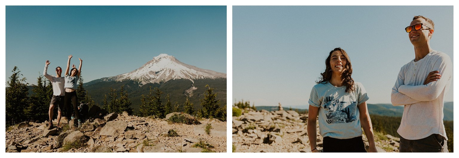 Beautiful Summertime Mount Hood Elopement
