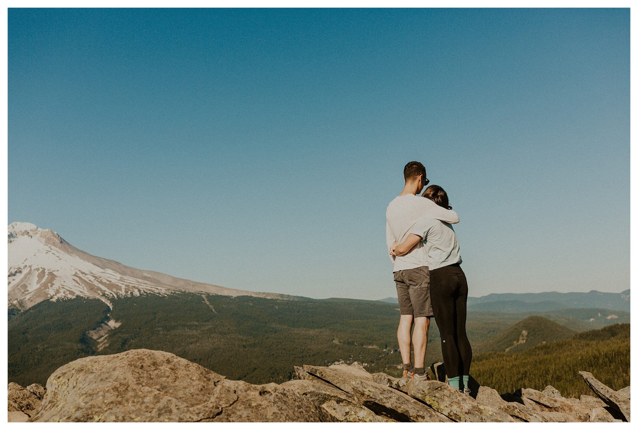 Beautiful Summertime Mount Hood Elopement