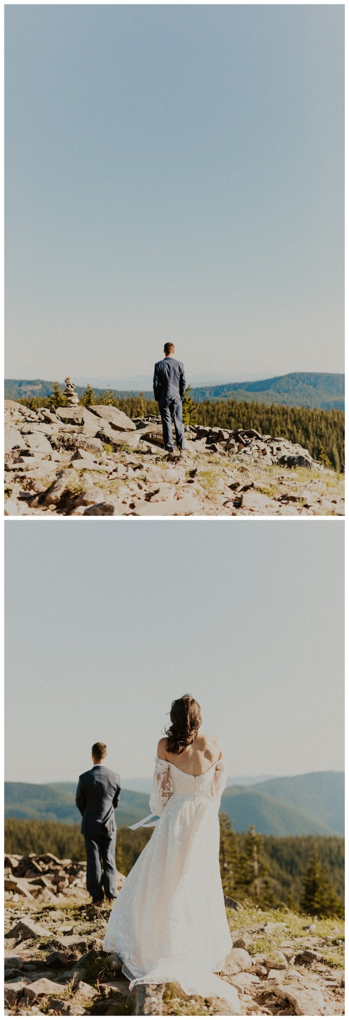 Beautiful Summertime Mount Hood Elopement