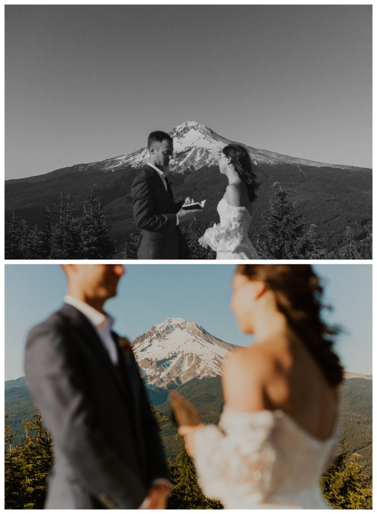 Beautiful Summertime Mount Hood Elopement